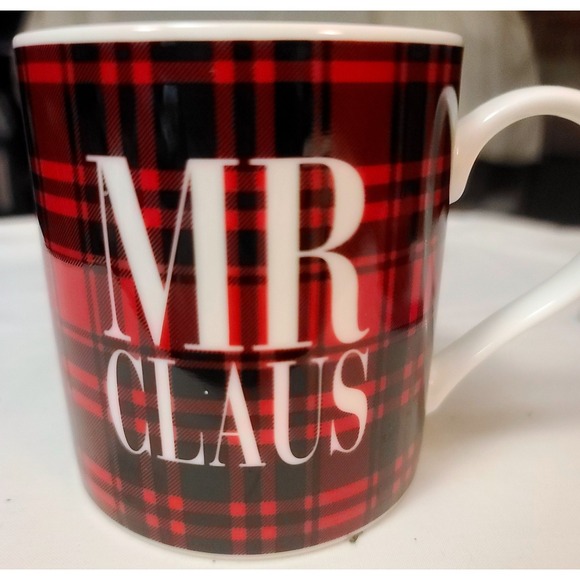 Gourmet Village | Holiday | Mr Claus Plaid Mug Gourmet Village ...